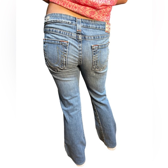 True Religion | Jeans | Y2k True Religion 3 Billy Distressed Wide Leg ...